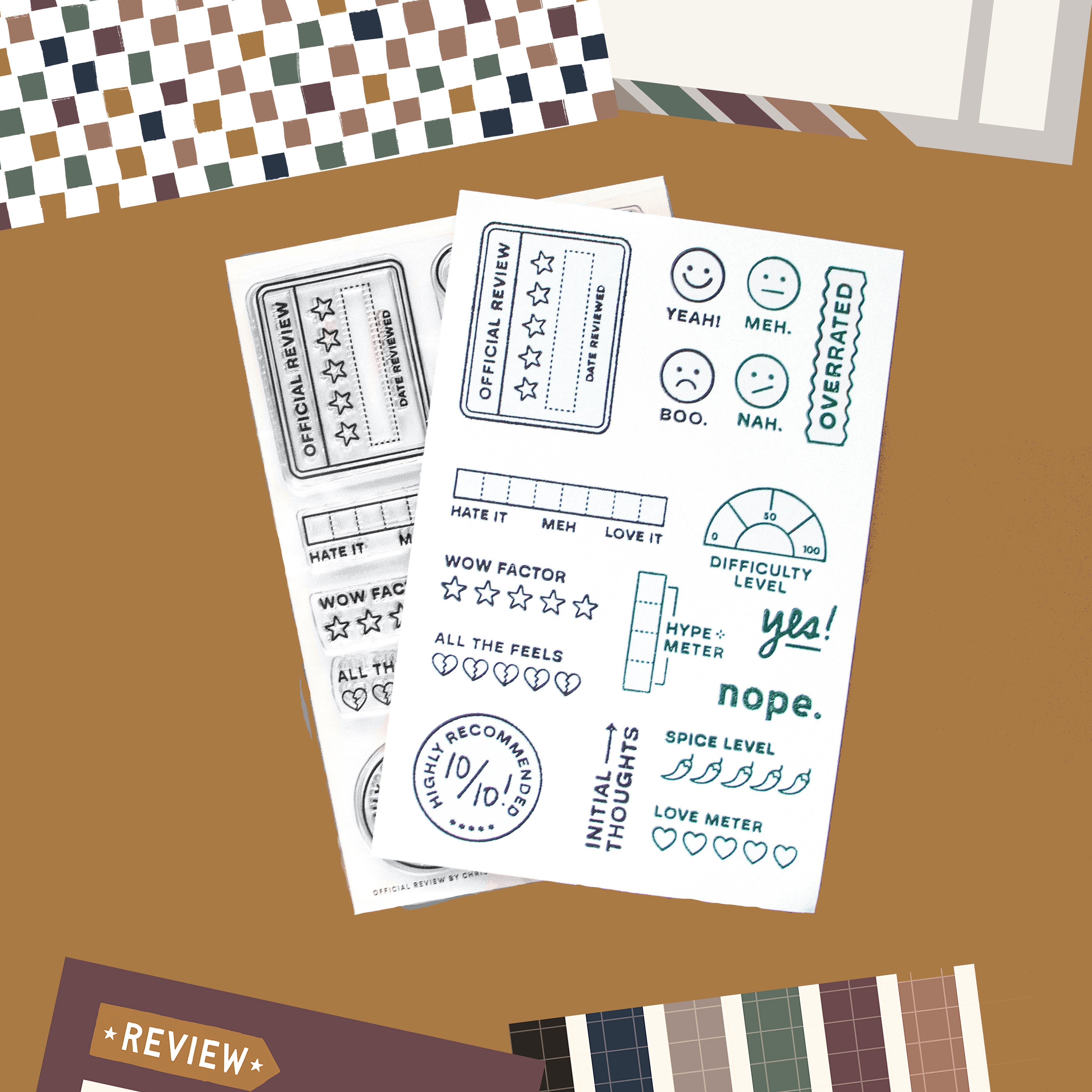 Official Review - 4x6 Clear Stamp Set – Everyday Explorers Co.