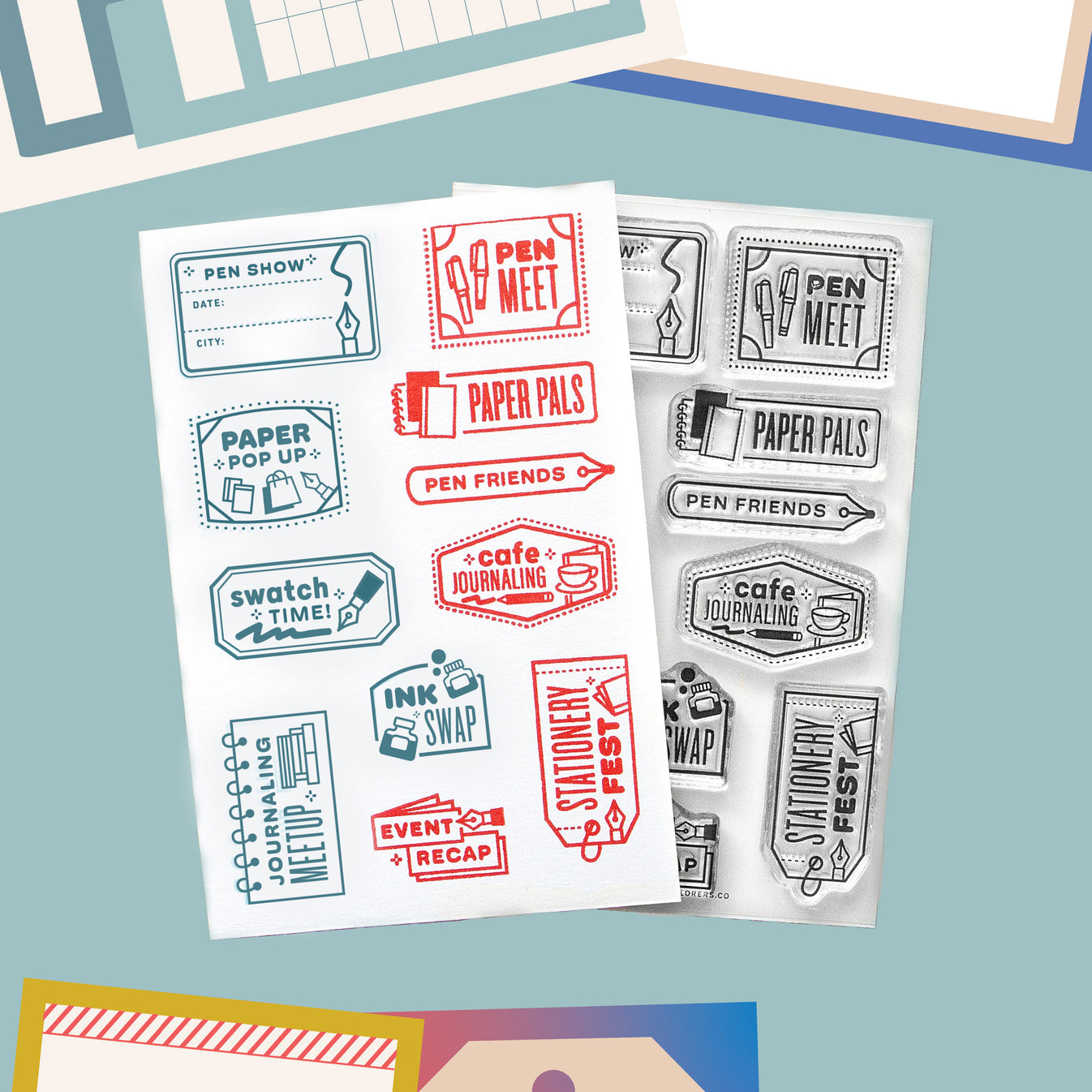 Paper Passport - 4x6 Clear Stamp Set – Everyday Explorers Co.
