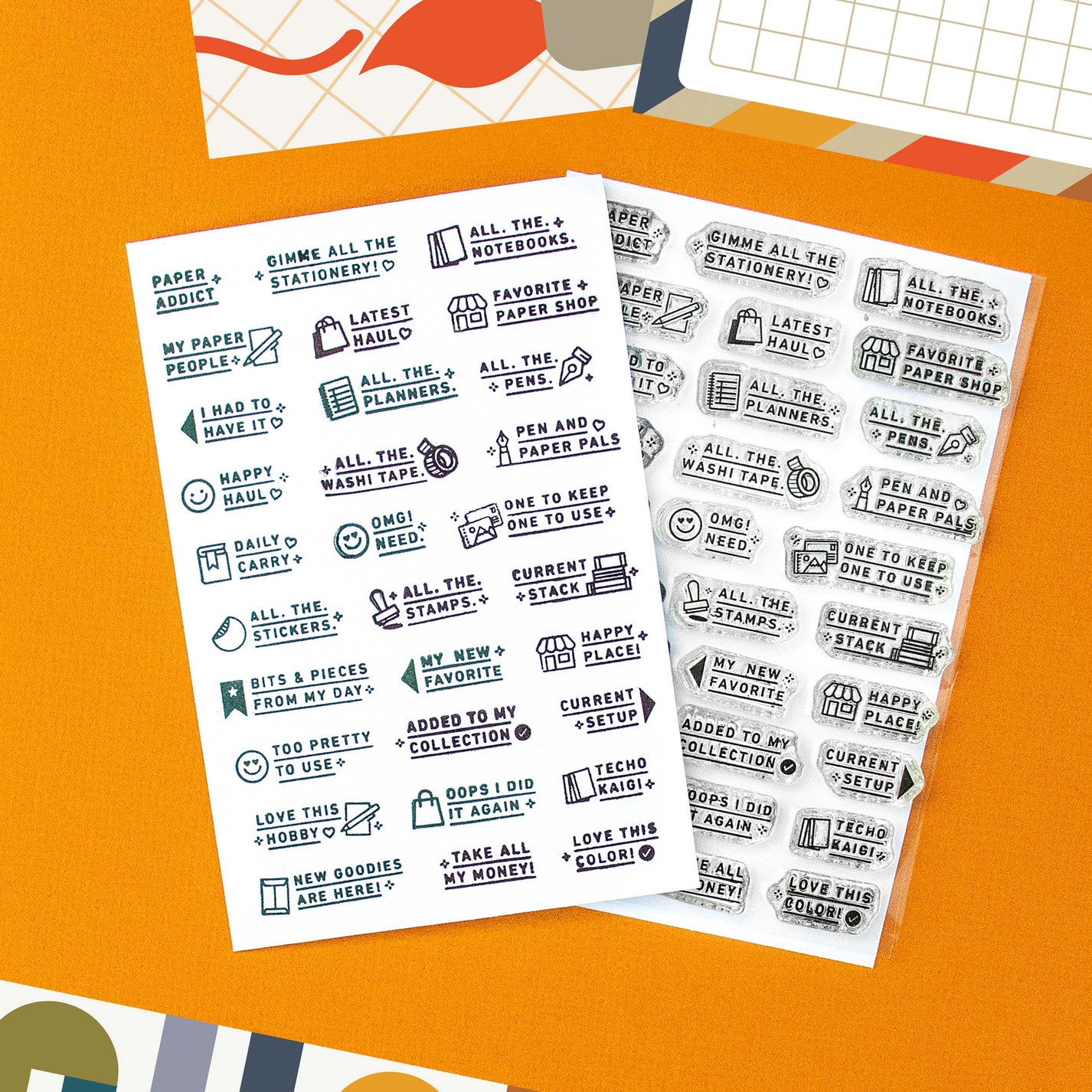 Paper Prompts - 4x6 Clear Stamp Set – Everyday Explorers Co.