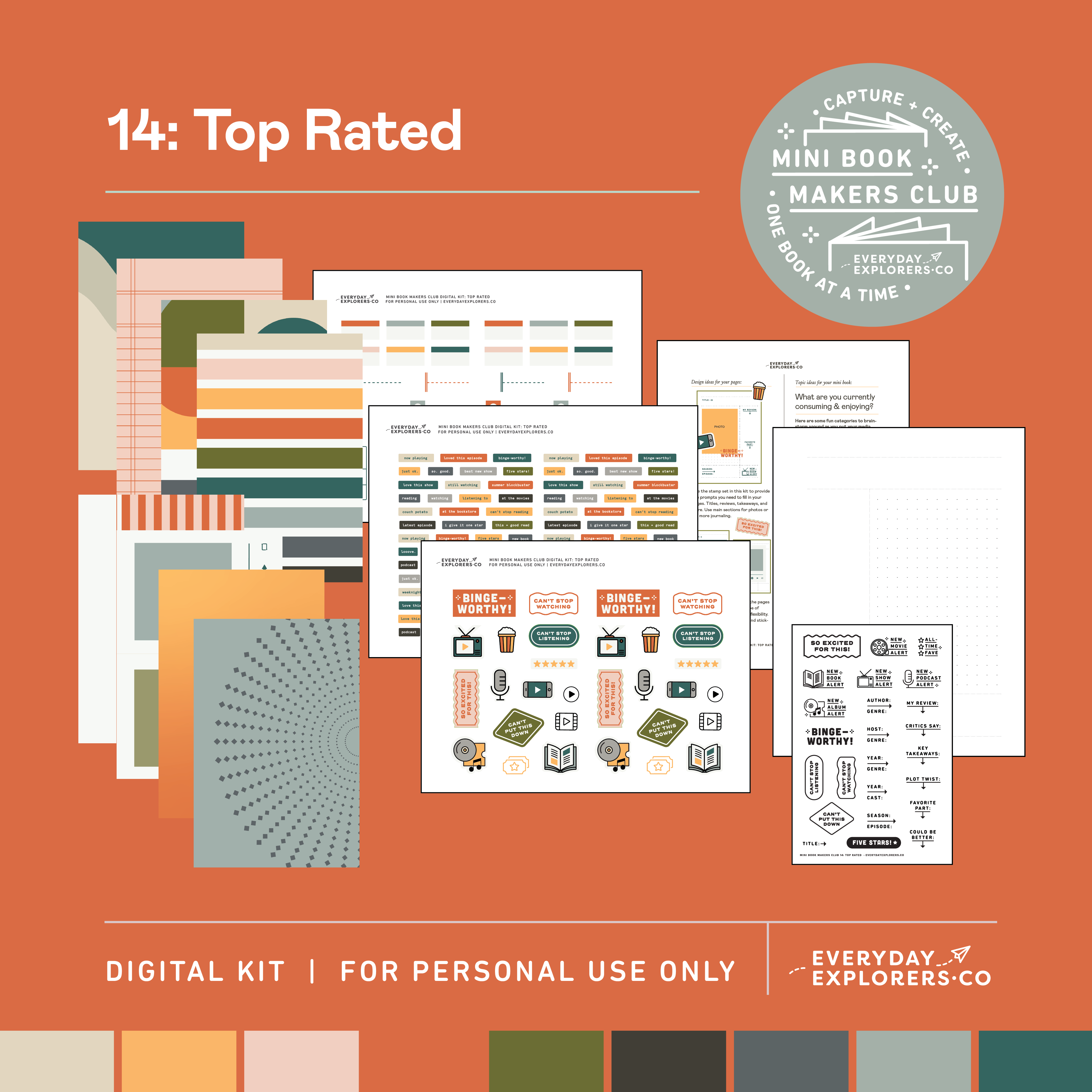 Digital Mini Book Makers Club Kit (May) – Everyday Explorers Co.