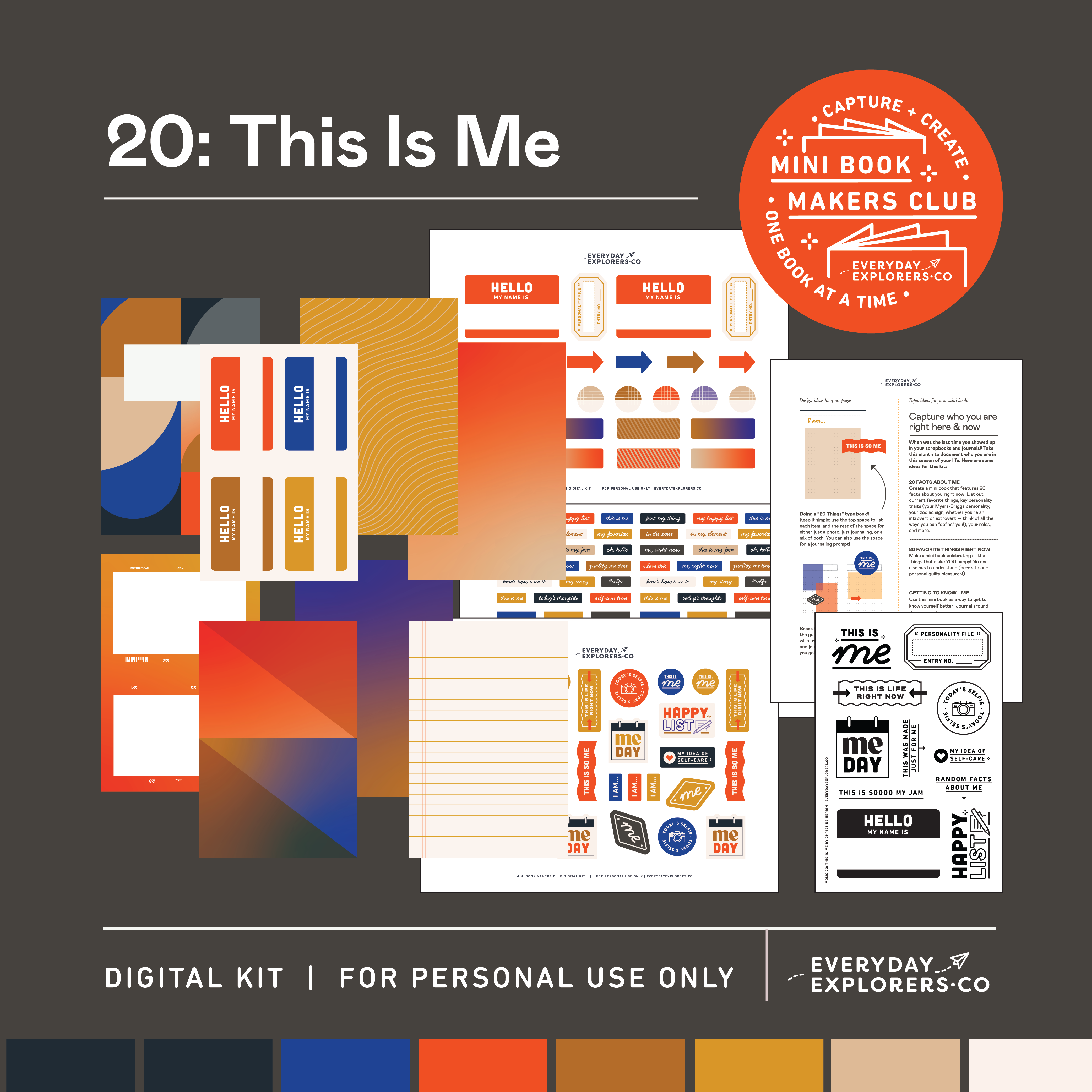Digital Mini Book Makers Club Kit (November) – Everyday Explorers Co.