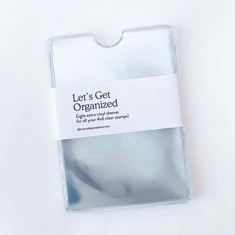 Let’s Get Organized - 4x6 Stamp Sleeves (Set of 8) – Everyday Explorers Co.
