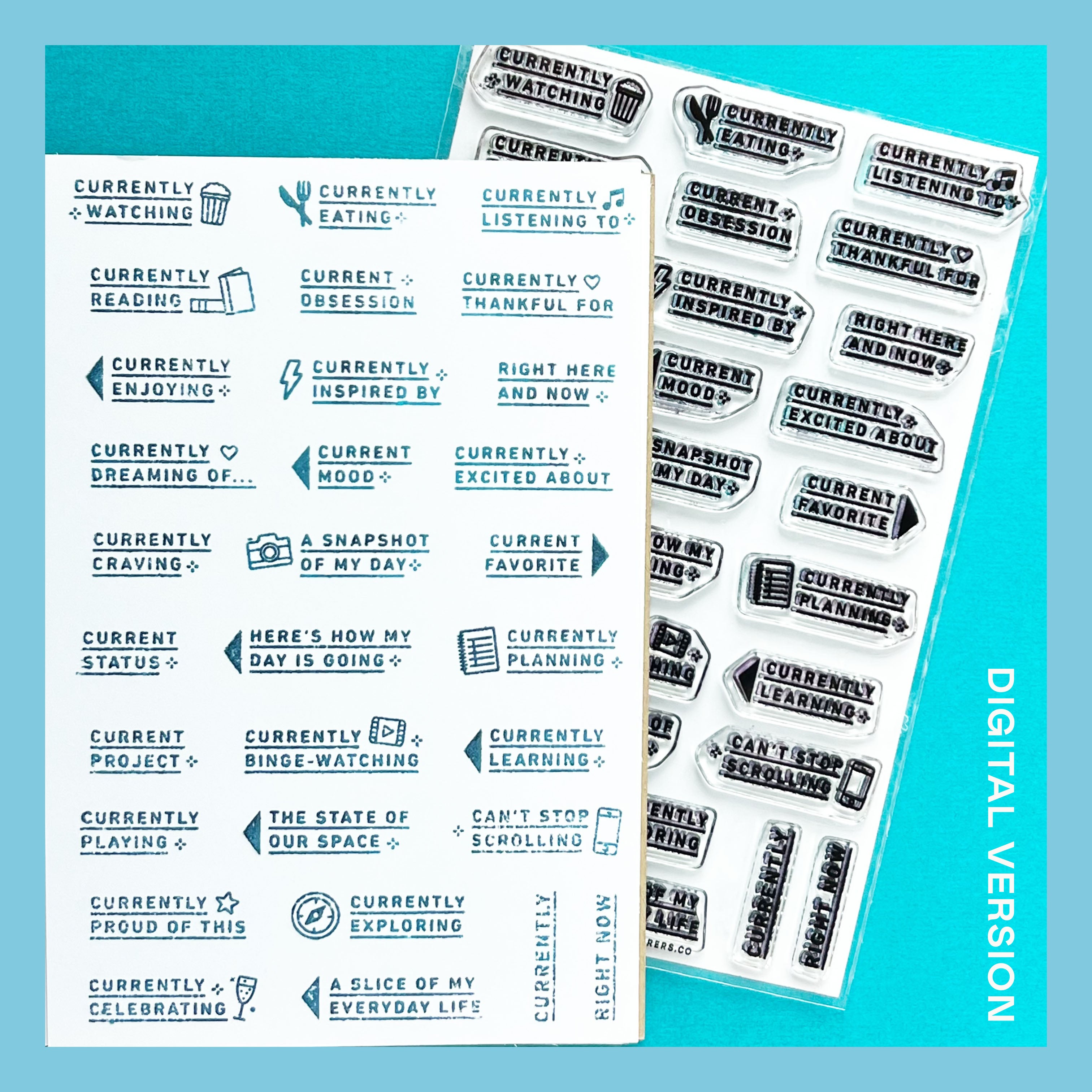 Currently Prompts - Digital Stamp Set – Everyday Explorers Co.